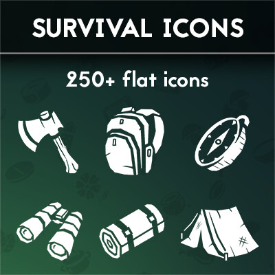 ArtStation - Survival Flat Icons