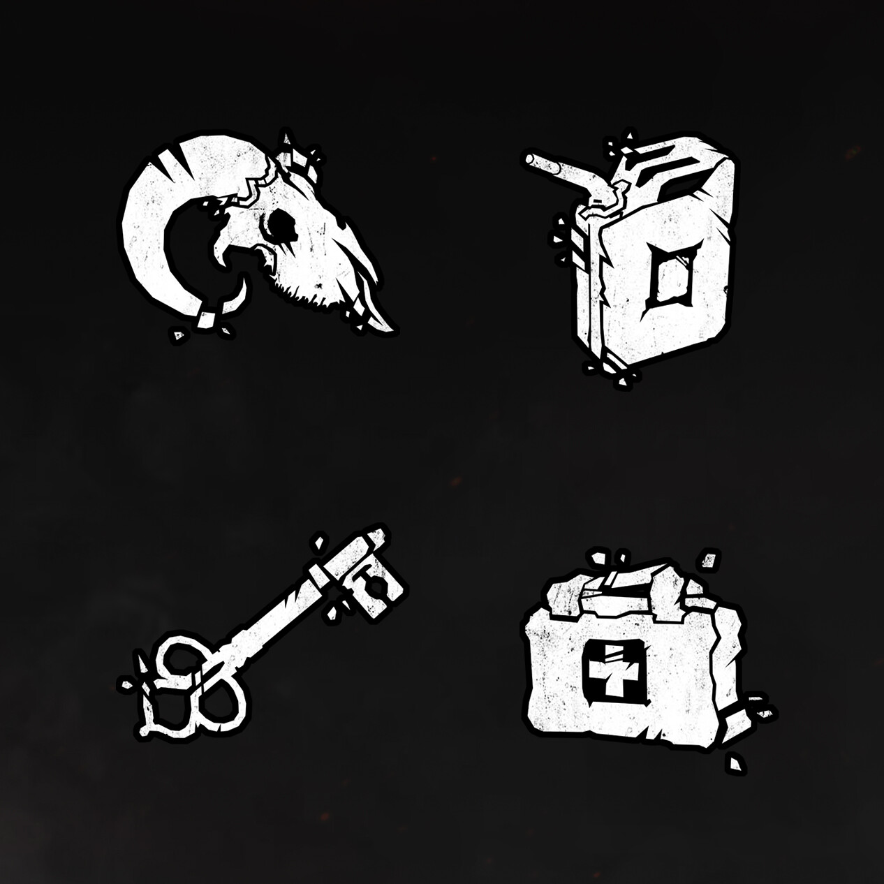 ArtStation - Devour - Horror game UI Icons