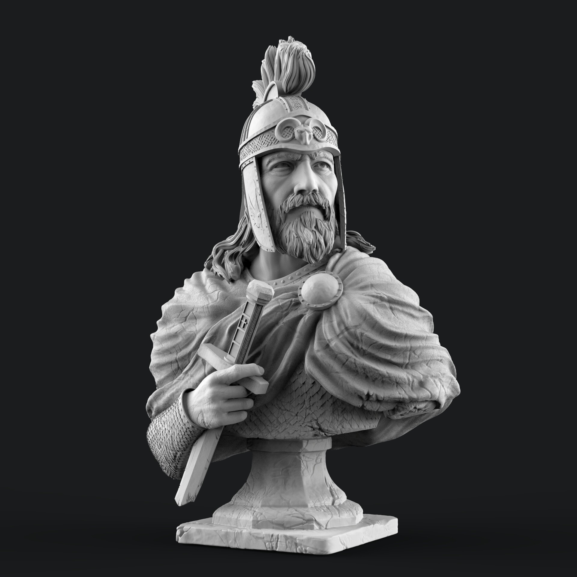 ArtStation - Vartan Mamikonian statue
