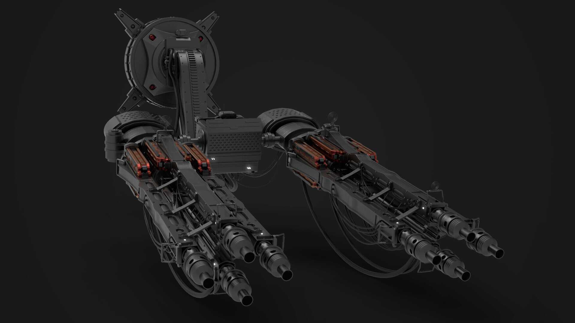 ArtStation - High Poly Sci fi Turret
