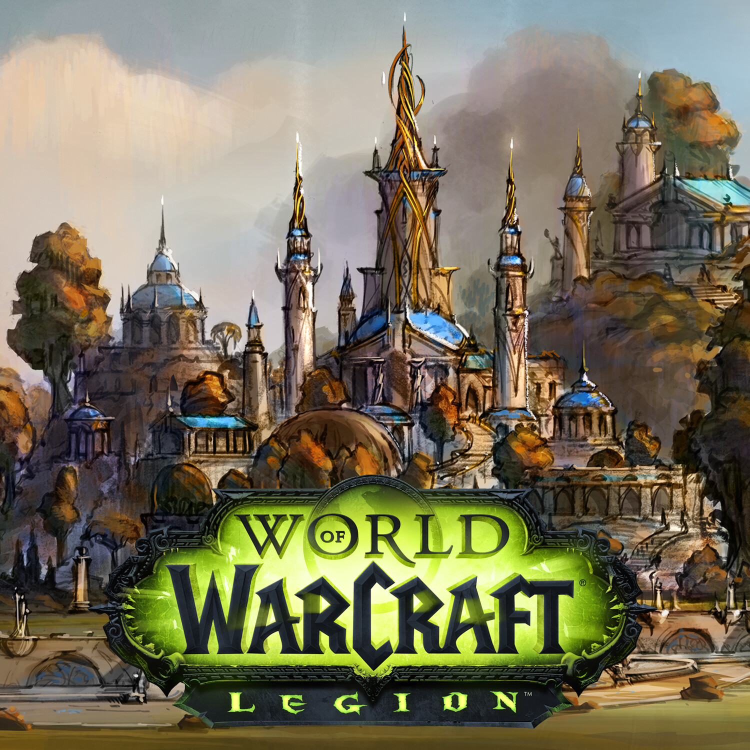 ArtStation - Suramar City Visual Development