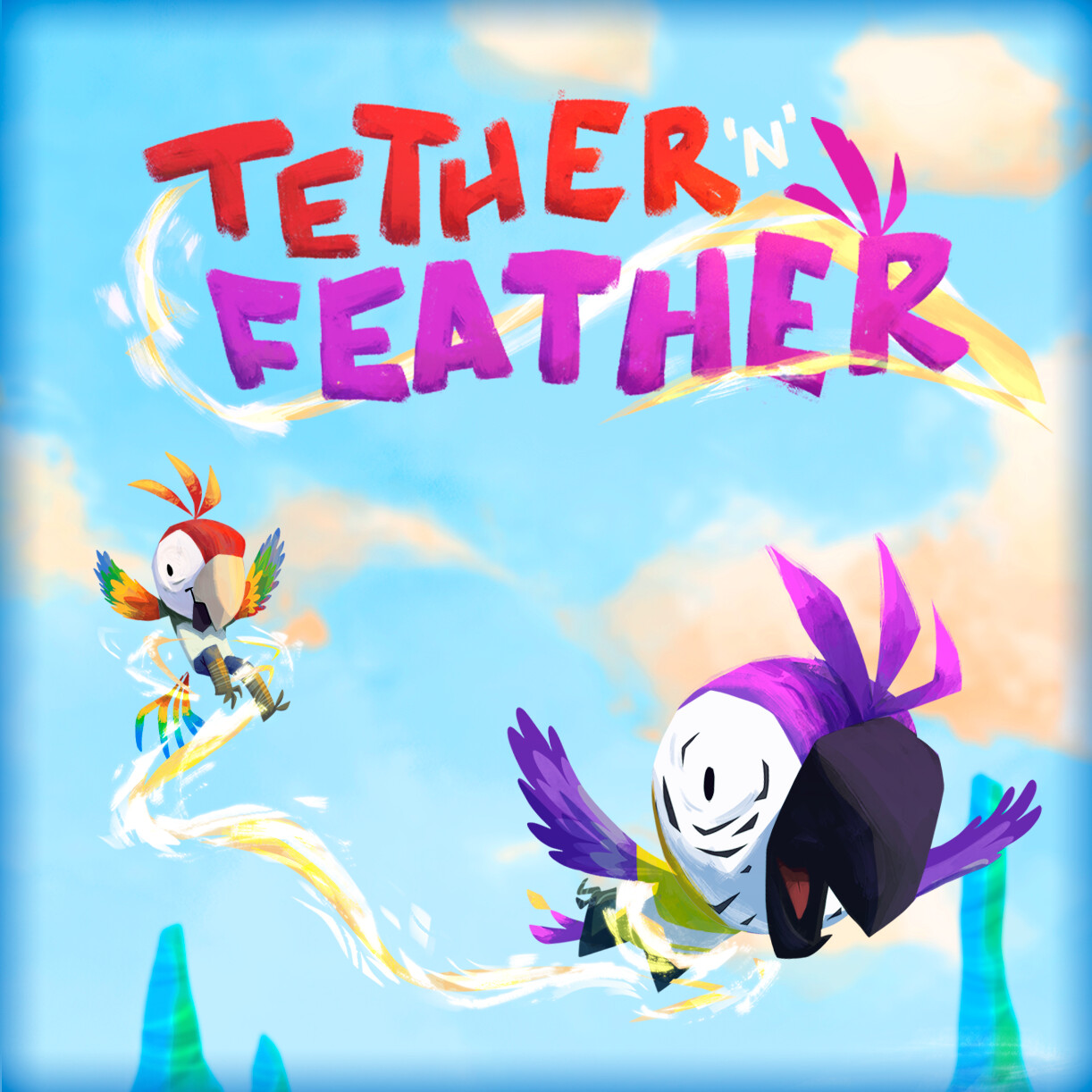ArtStation - Tether n' Feather - GMTK21 Game Jam winner!