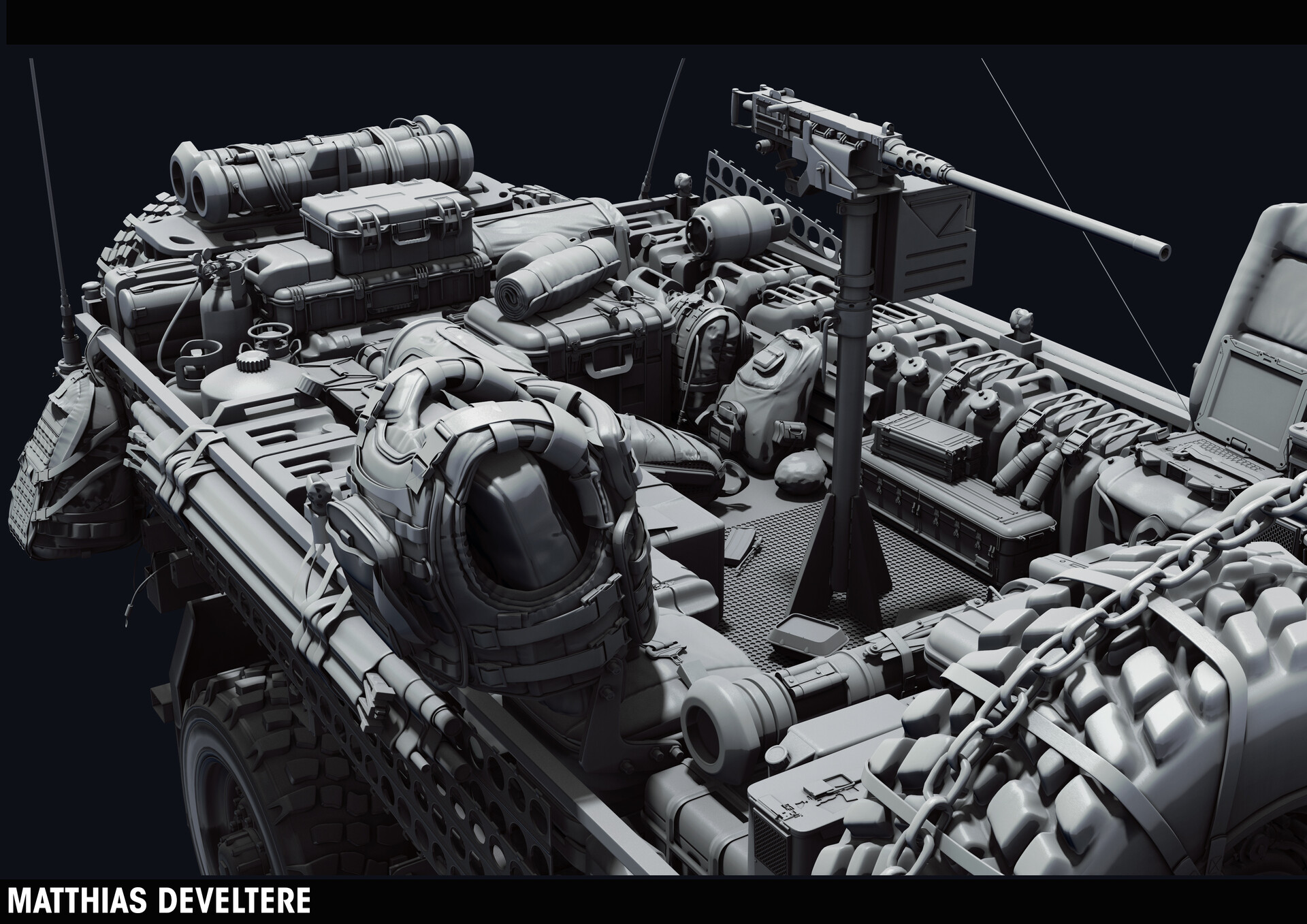 ArtStation - LMTV PIG - OLD WORK - 2014