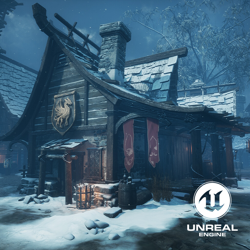 ArtStation - Snowed Inn - UE4