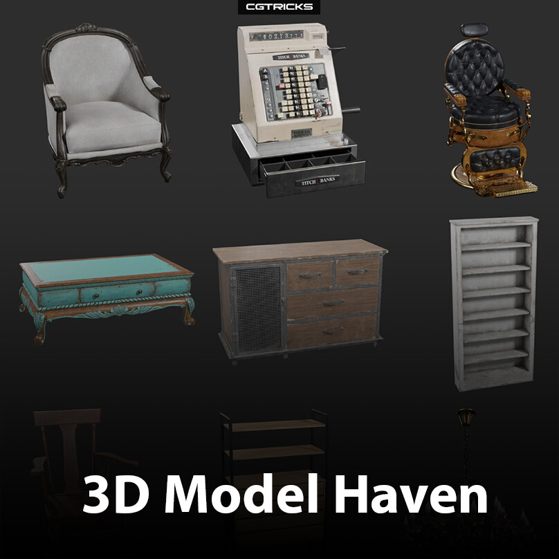 ArtStation - 3D Model Haven | Download high-quality free assets