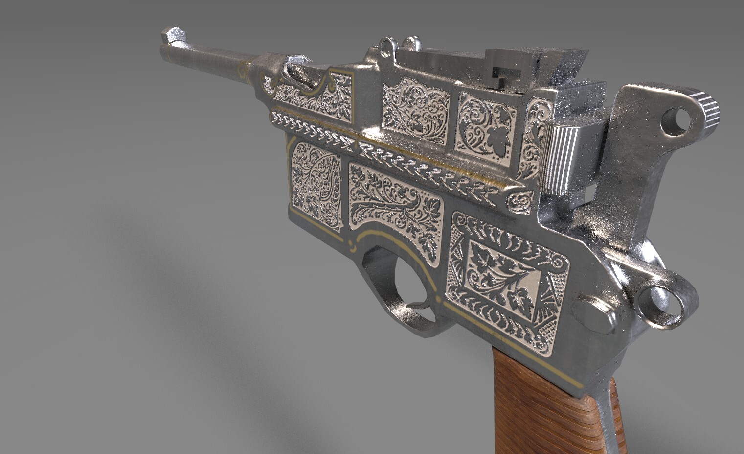 ArtStation - Mauser C96 Pistol