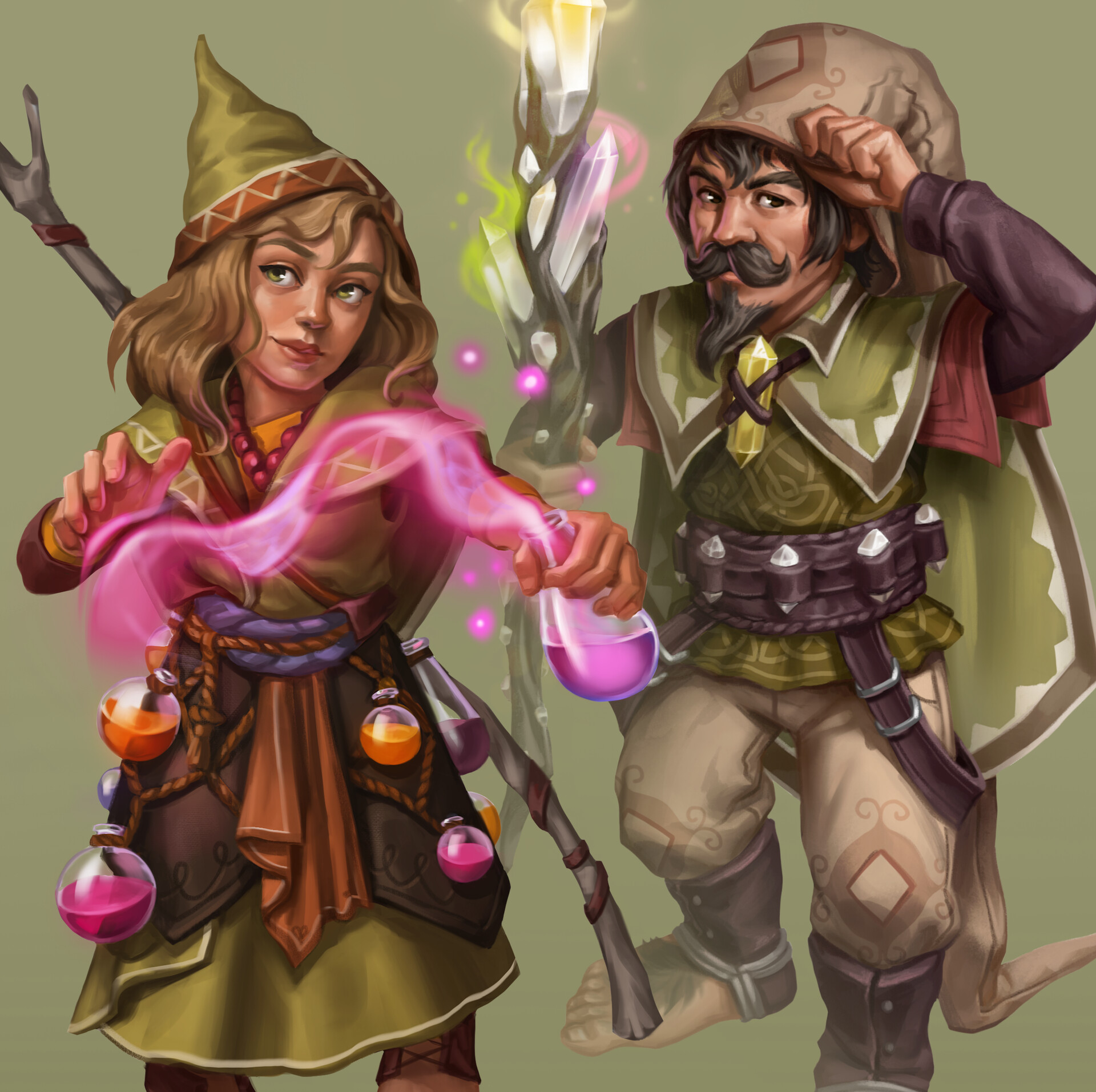ArtStation - Halfling Mages