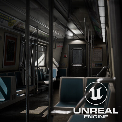 ArtStation - UE4 - CCA Subway Train | Relight