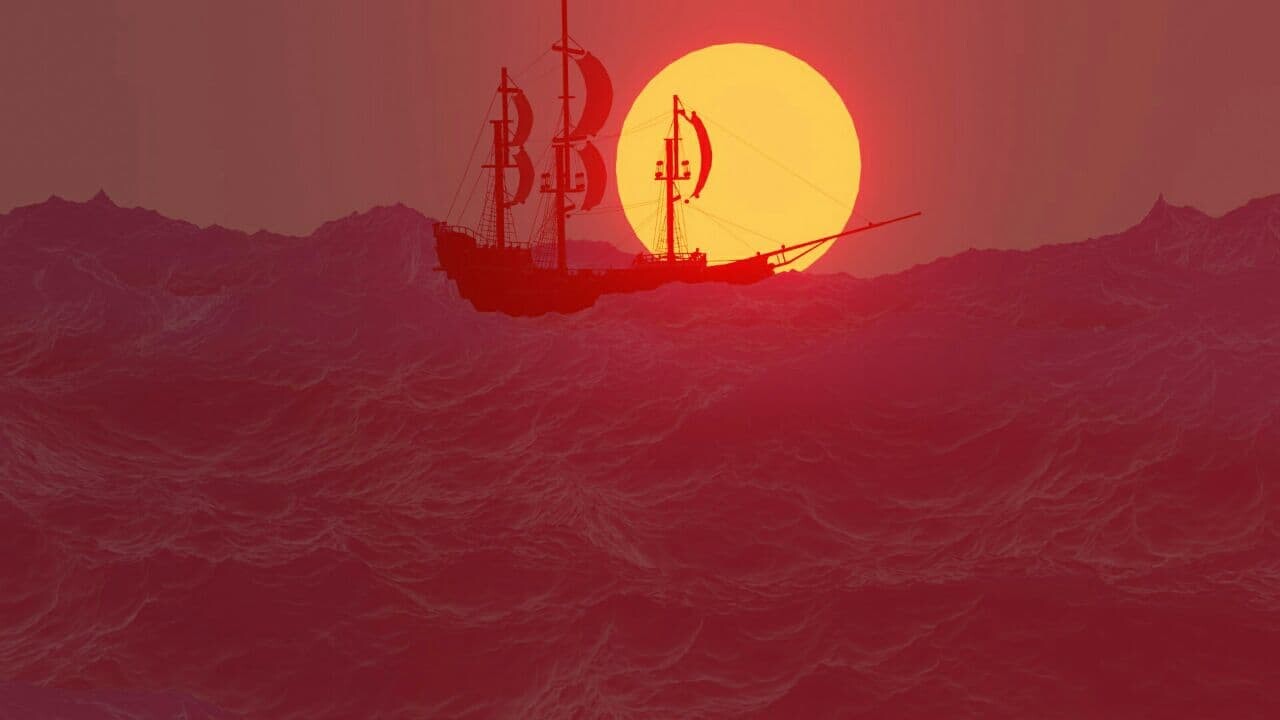 ArtStation - Ship and Sun