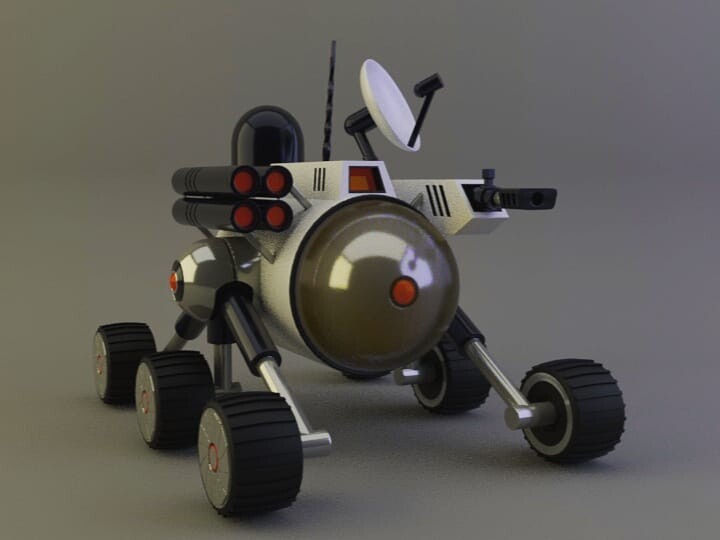 ArtStation - Space Exploration Rover [Mar 2021]