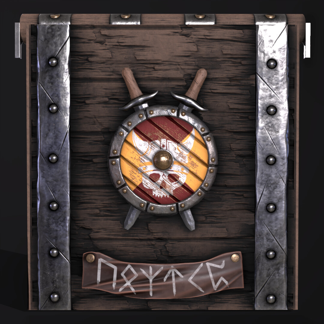 ArtStation - Vikings Garage Door [Rust Skin]