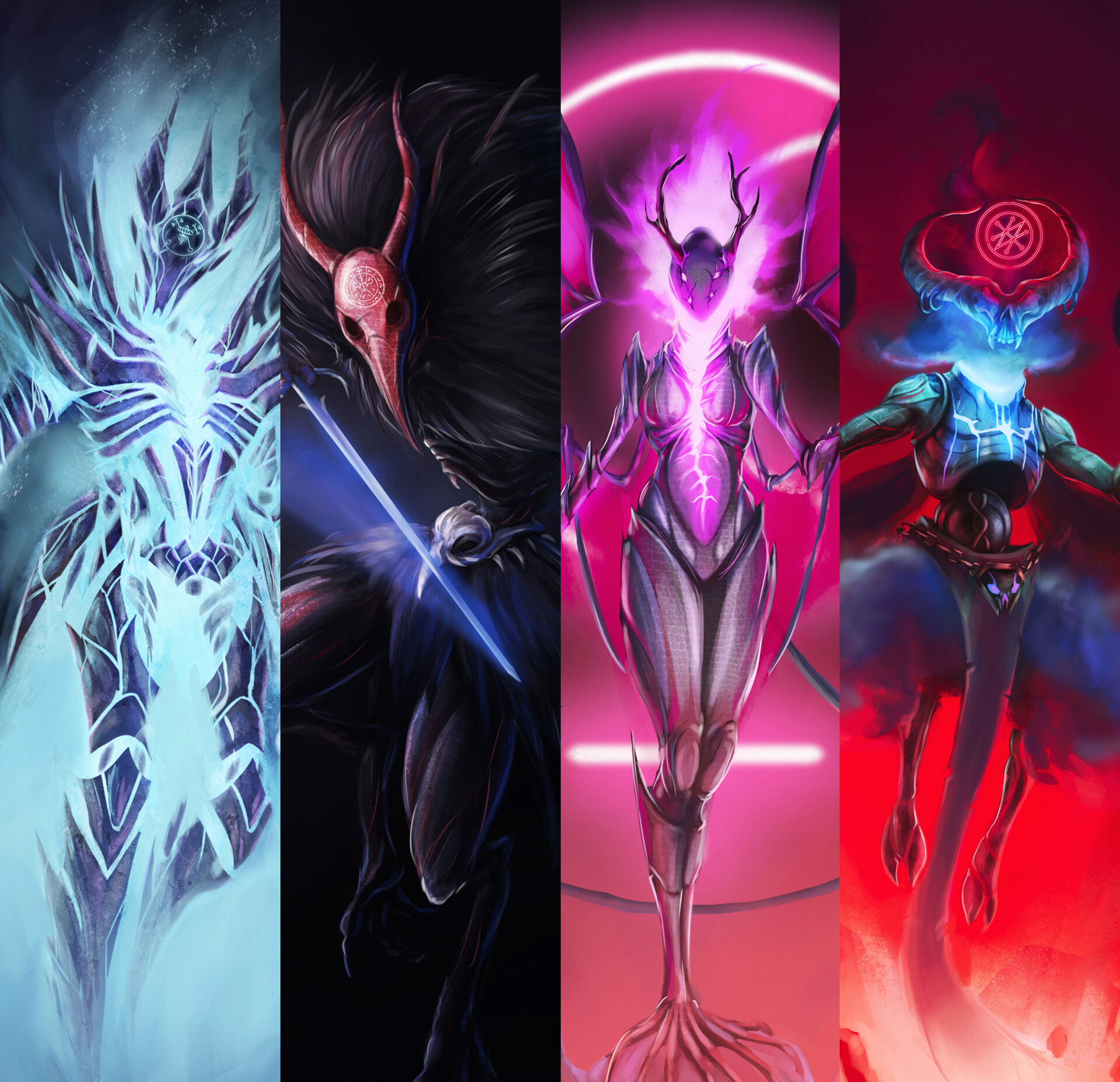 ArtStation - demon illustration