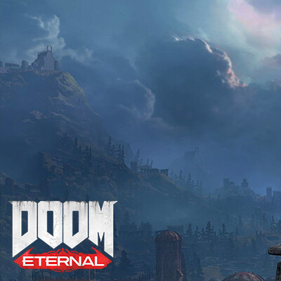 ArtStation - DOOM Eternal DLC - Main Menu Backgrounds