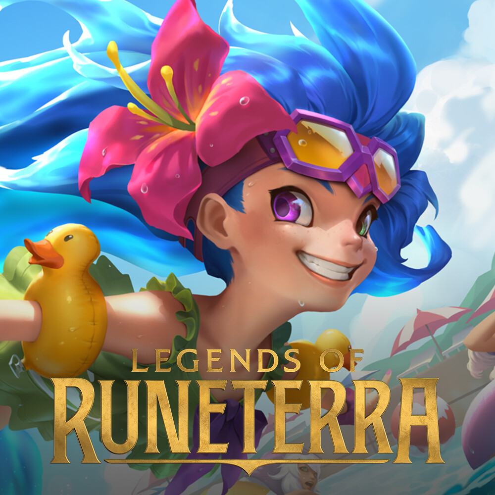 ArtStation - Pool Party Zoe 2