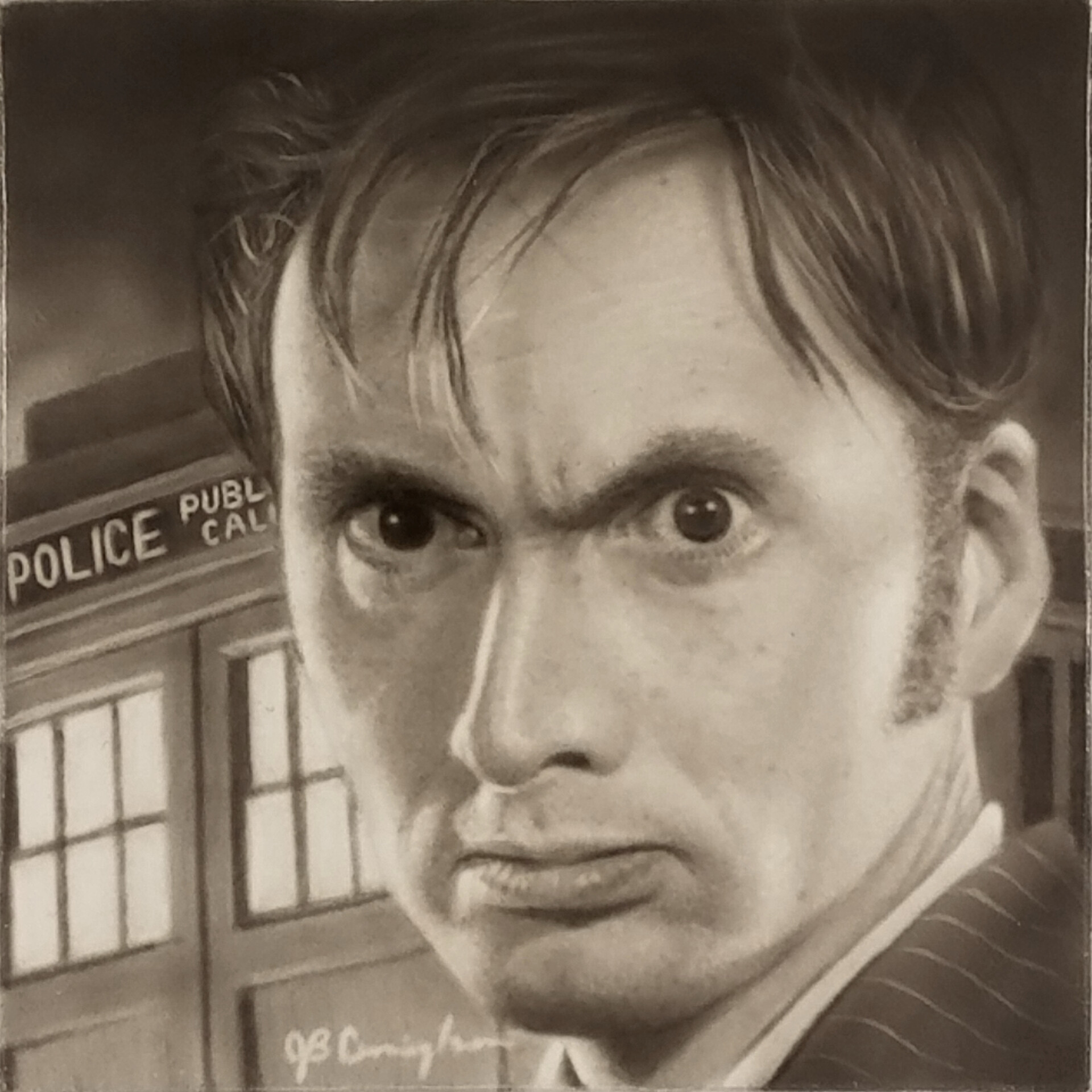 ArtStation - Dr. Who (David Tennant) Portrait