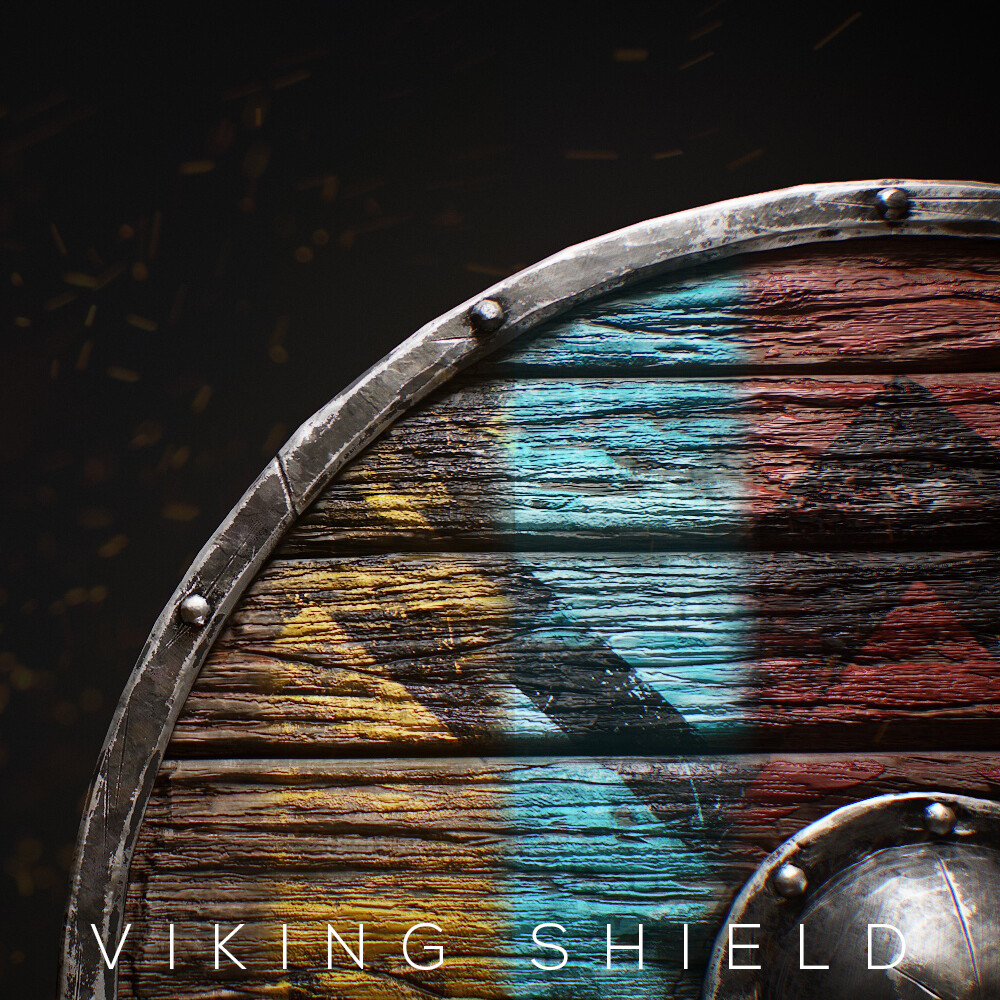 ArtStation - Viking Shield - Game art