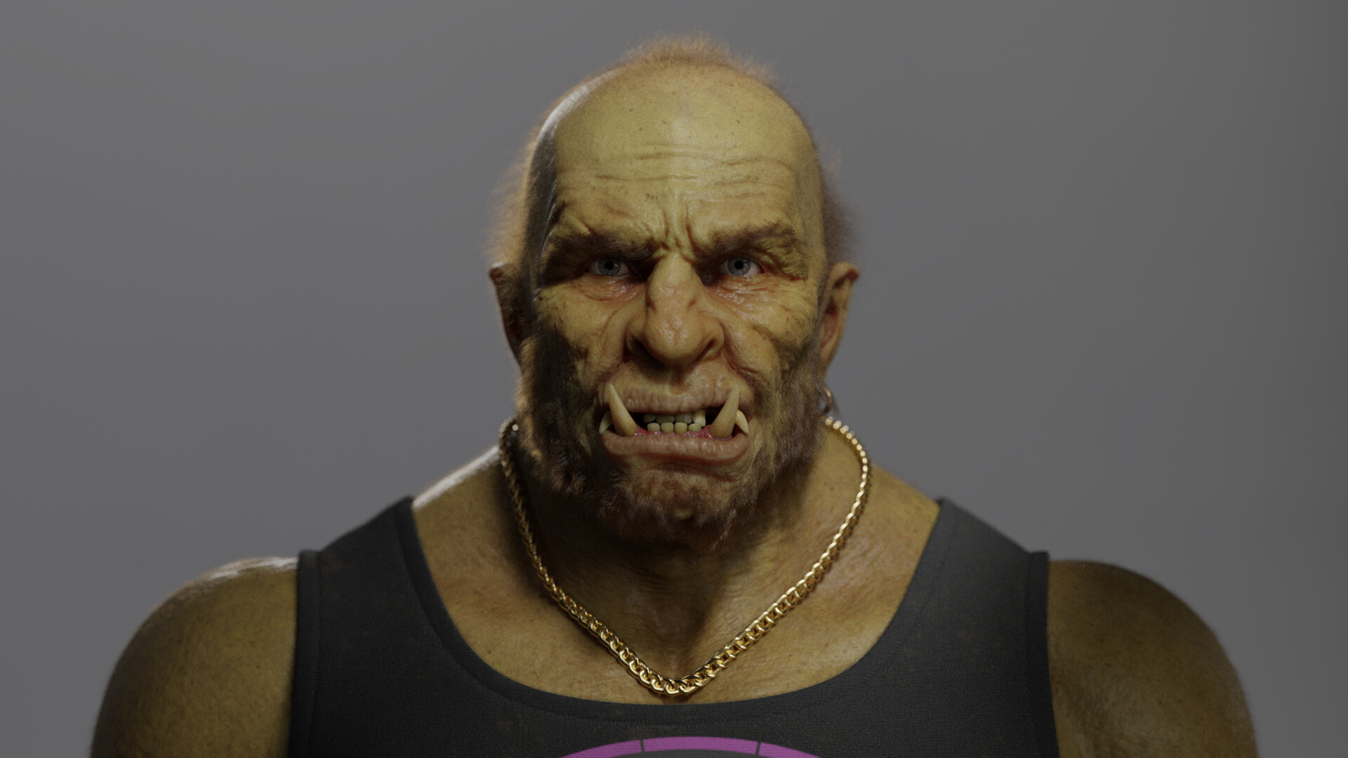 ArtStation - Orc Gangster