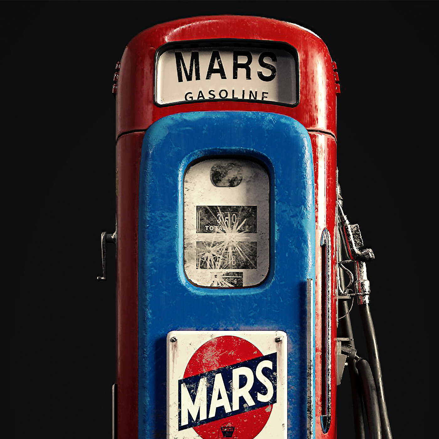 ArtStation - Old Mars Ethyl Gasoline Pump