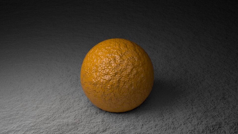ArtStation - Orange shader practice