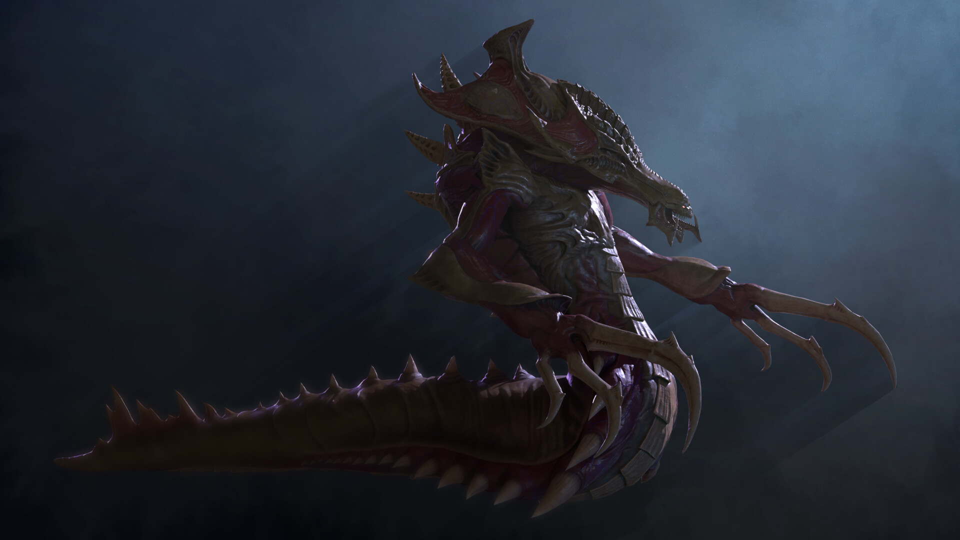 ArtStation - Starcraft 2 Hydralisk fan art 스타크래프트 2 히드라리스크