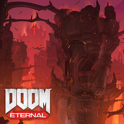ArtStation - DOOM Eternal - Immora, Capital City of Hell