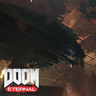 ArtStation - Doom Eternal TAG1 - UAC Atlantica Facility - Combat Arena