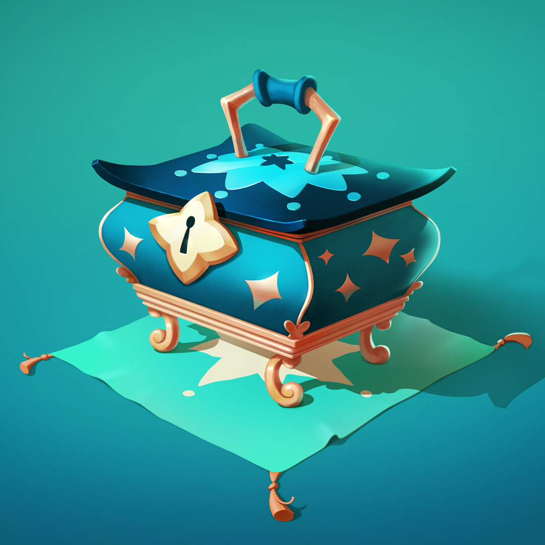 ArtStation - Tarot card box