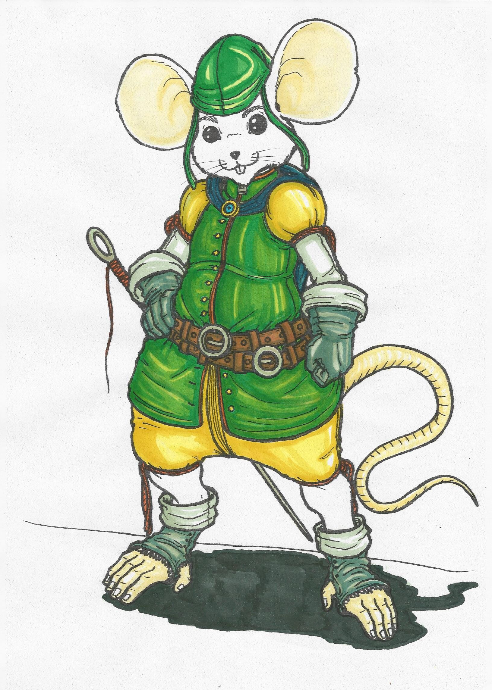 ArtStation - Character Design Capitan Sorcetto ( Capitan Little Mouse )