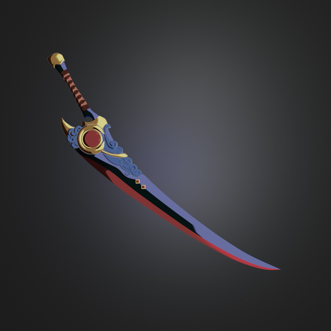 ArtStation - Blood moon blade