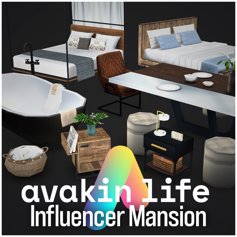 ArtStation - Avakin Life - Influencer Mansion
