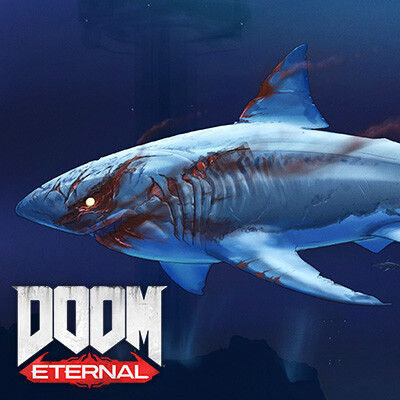 ArtStation - DOOM Eternal - Shark
