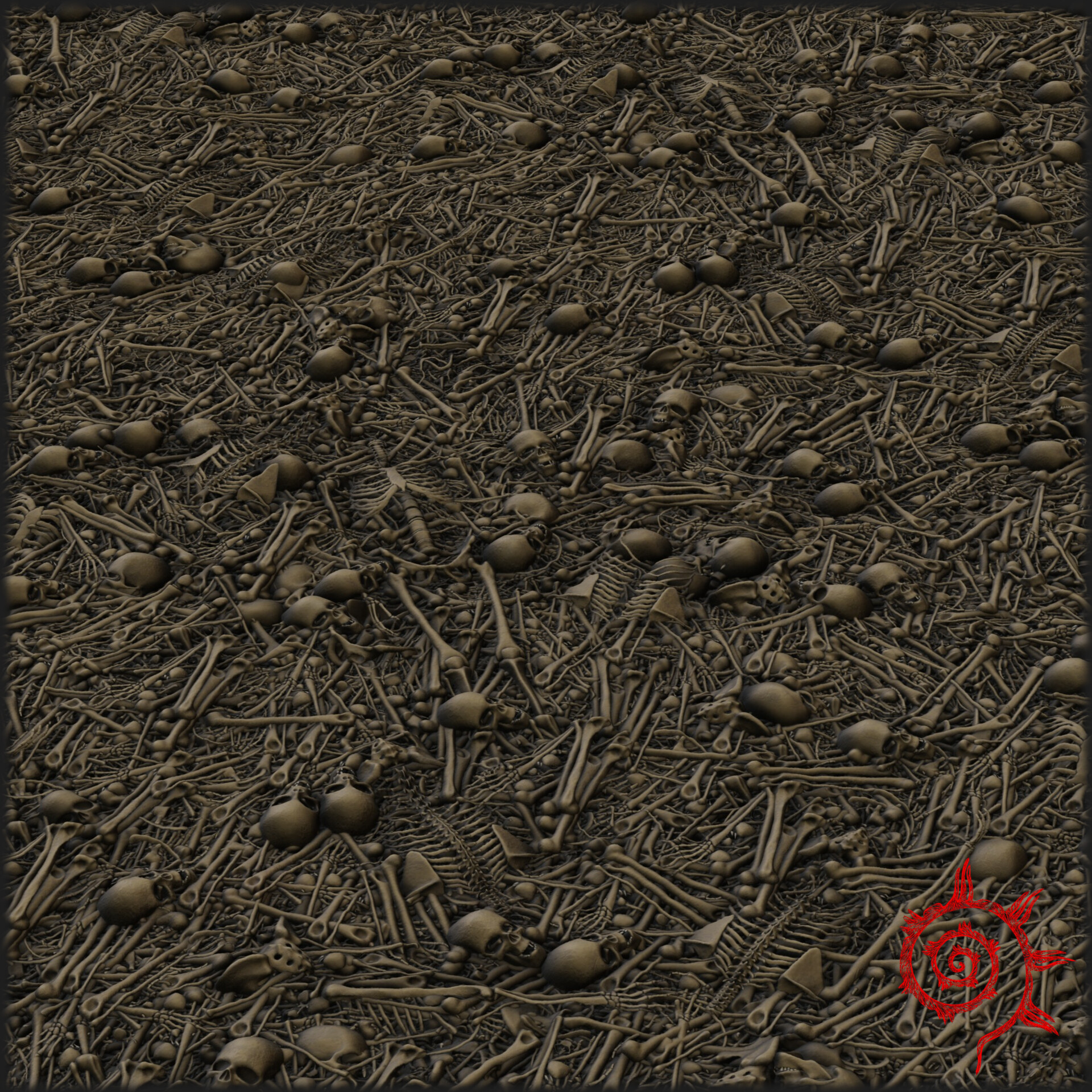 ArtStation - Bone Seamless Texture