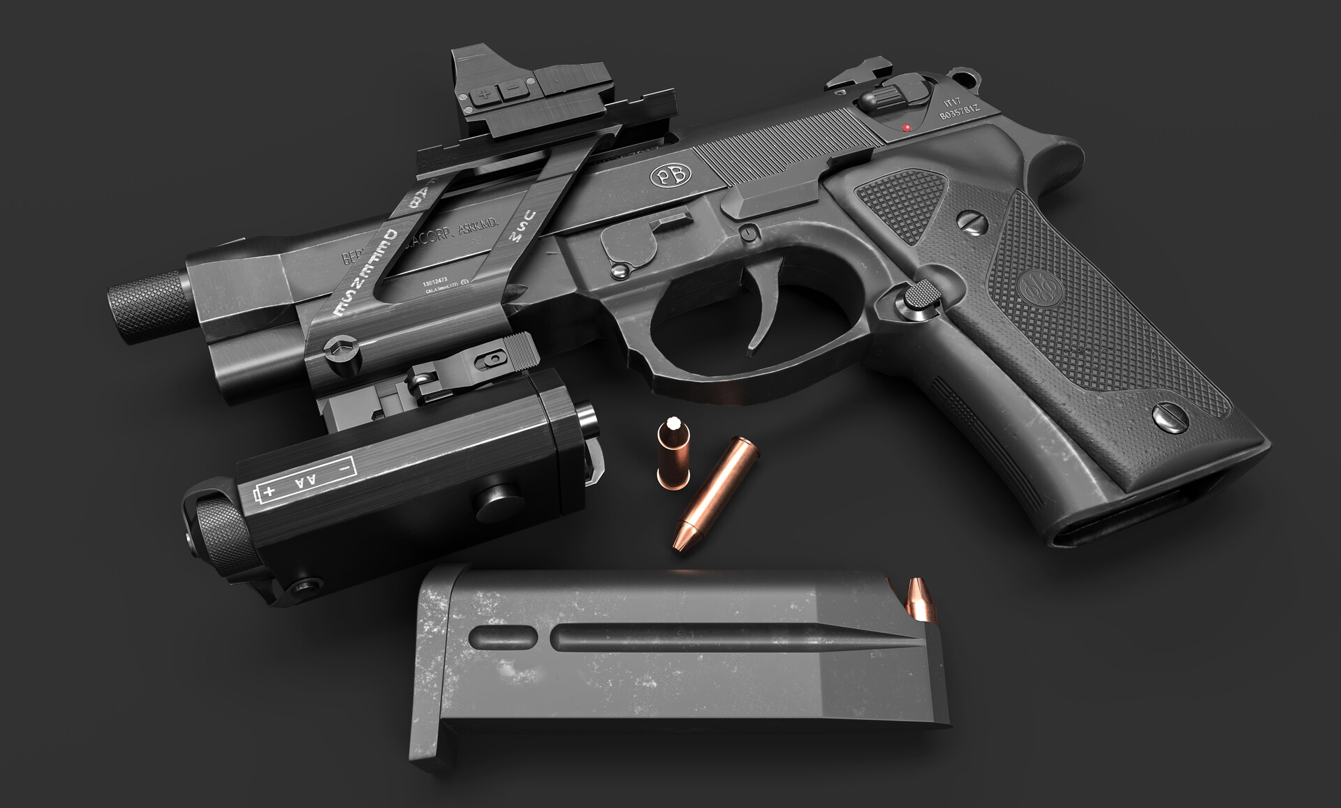 ArtStation - Beretta m9a3