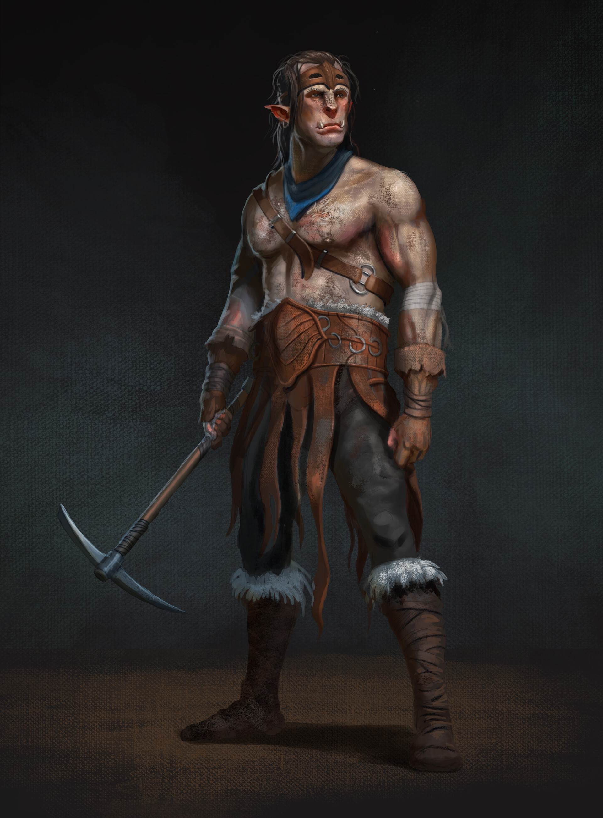 ArtStation - Orc worker character design