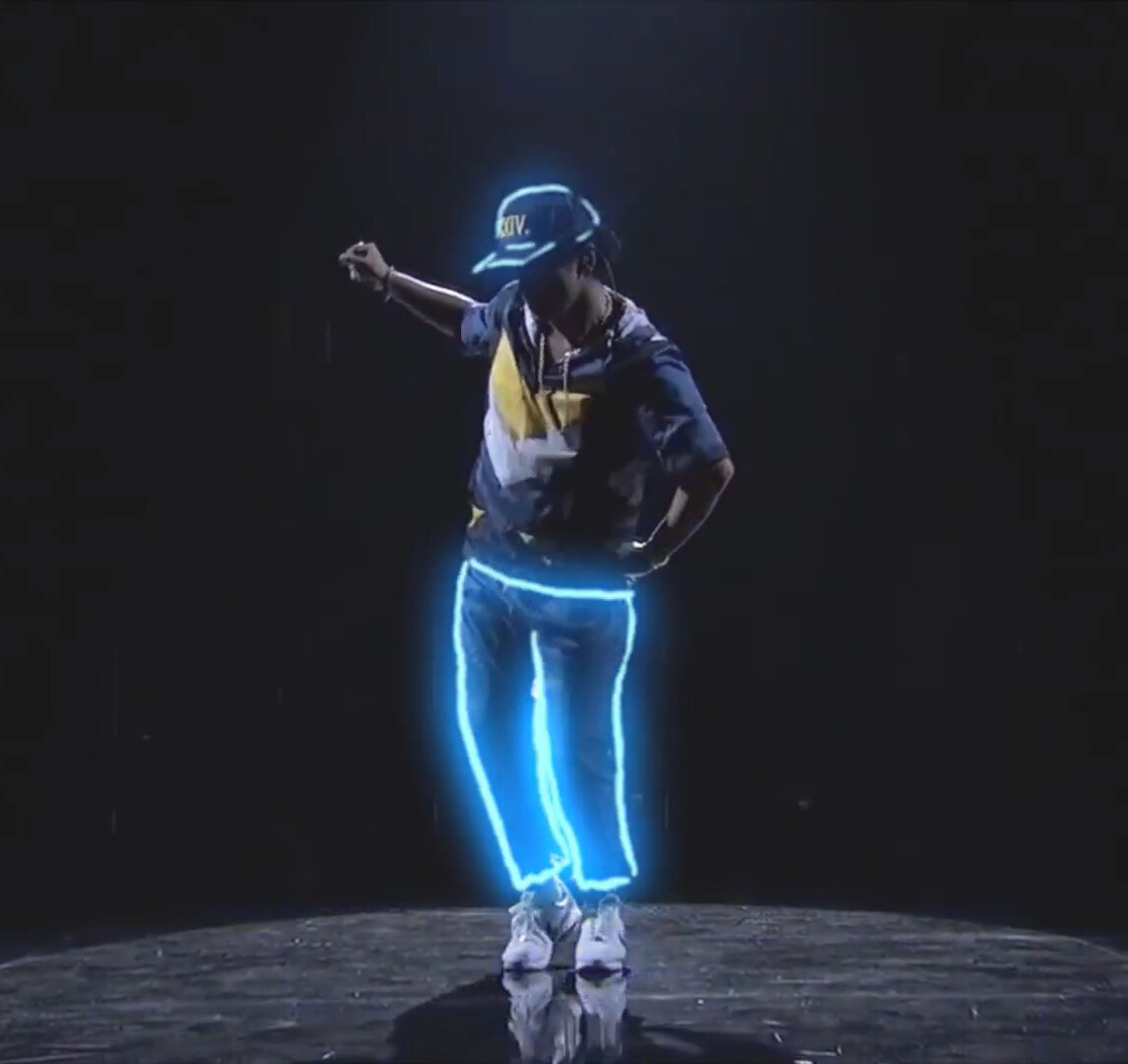 ArtStation - Glowing Dance Motion Graphics