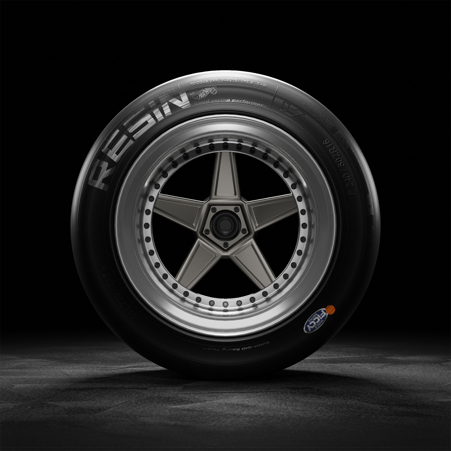 ArtStation - Ties & Rims blender exercise