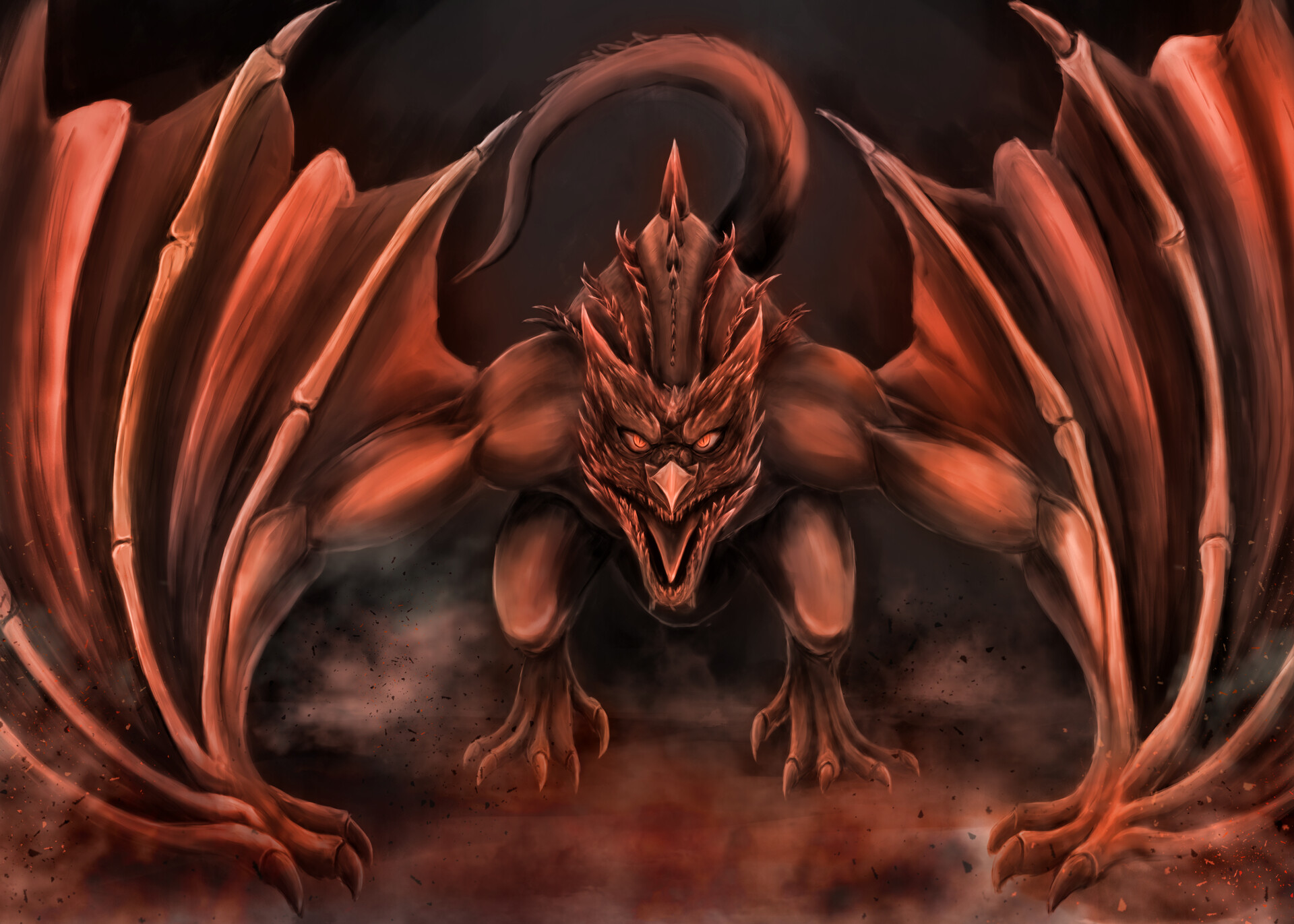 ArtStation - Facing the Dragon