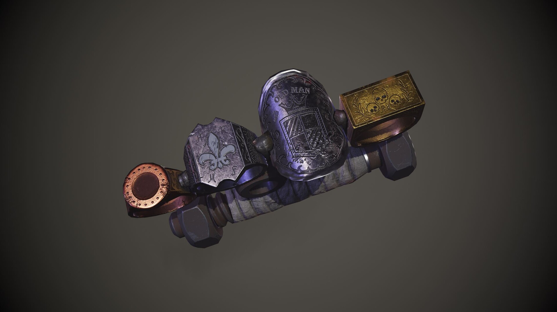 ArtStation - Ring Brass Knuckles
