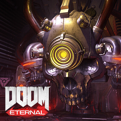 ArtStation - Doom Eternal - Doom Hunter Lighting