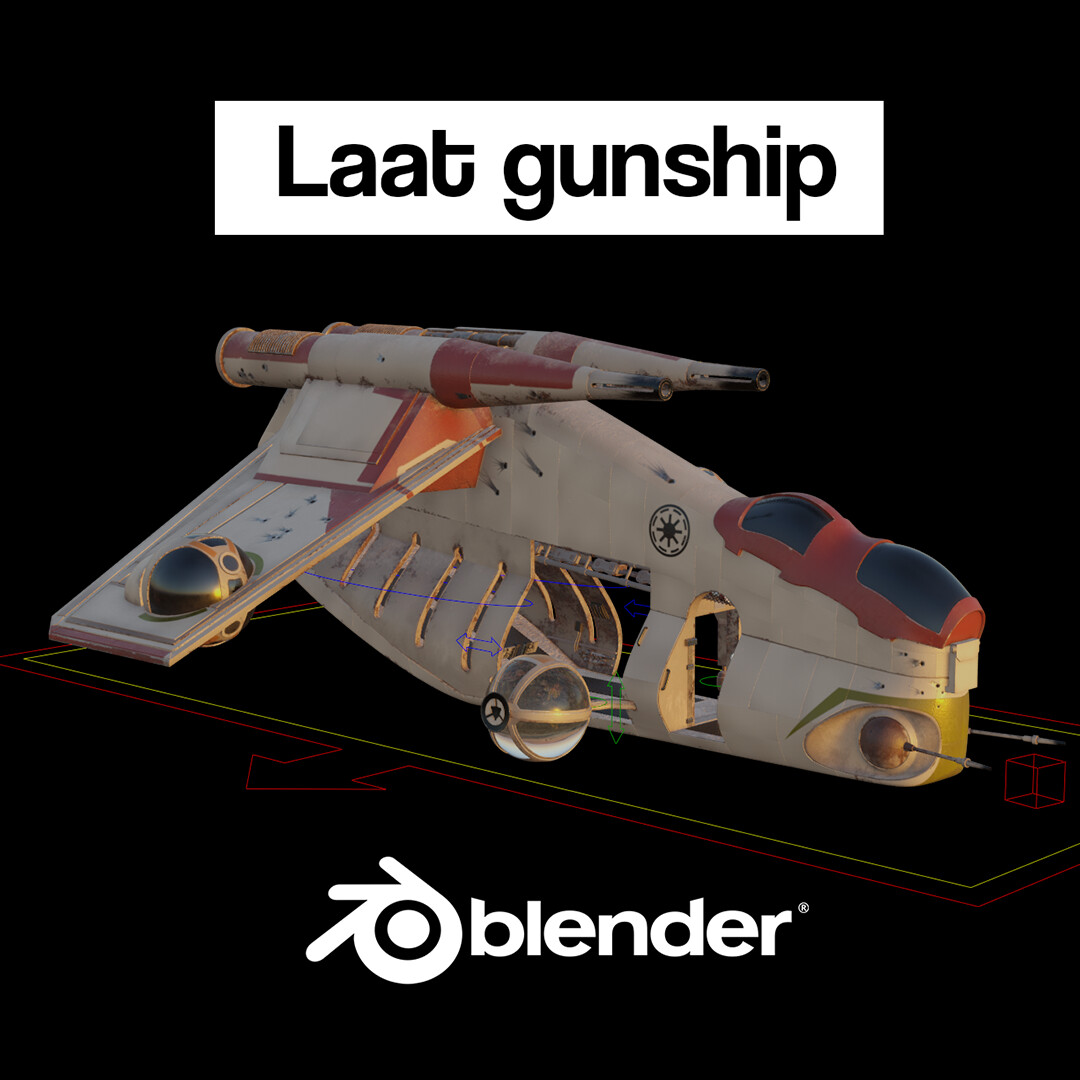 ArtStation - Laat Gunship