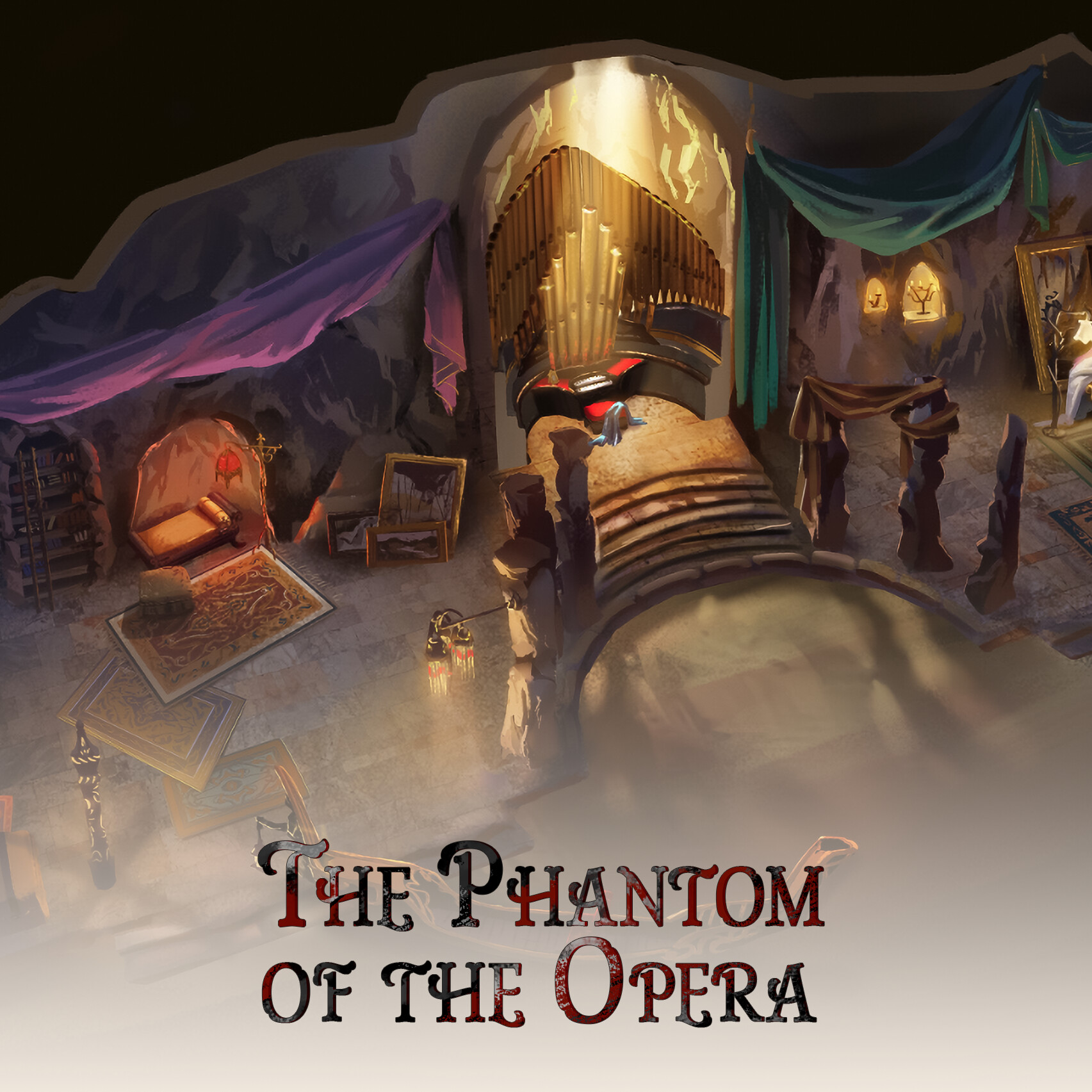 ArtStation - "The Phantom of the Opera" - Phantom's lair