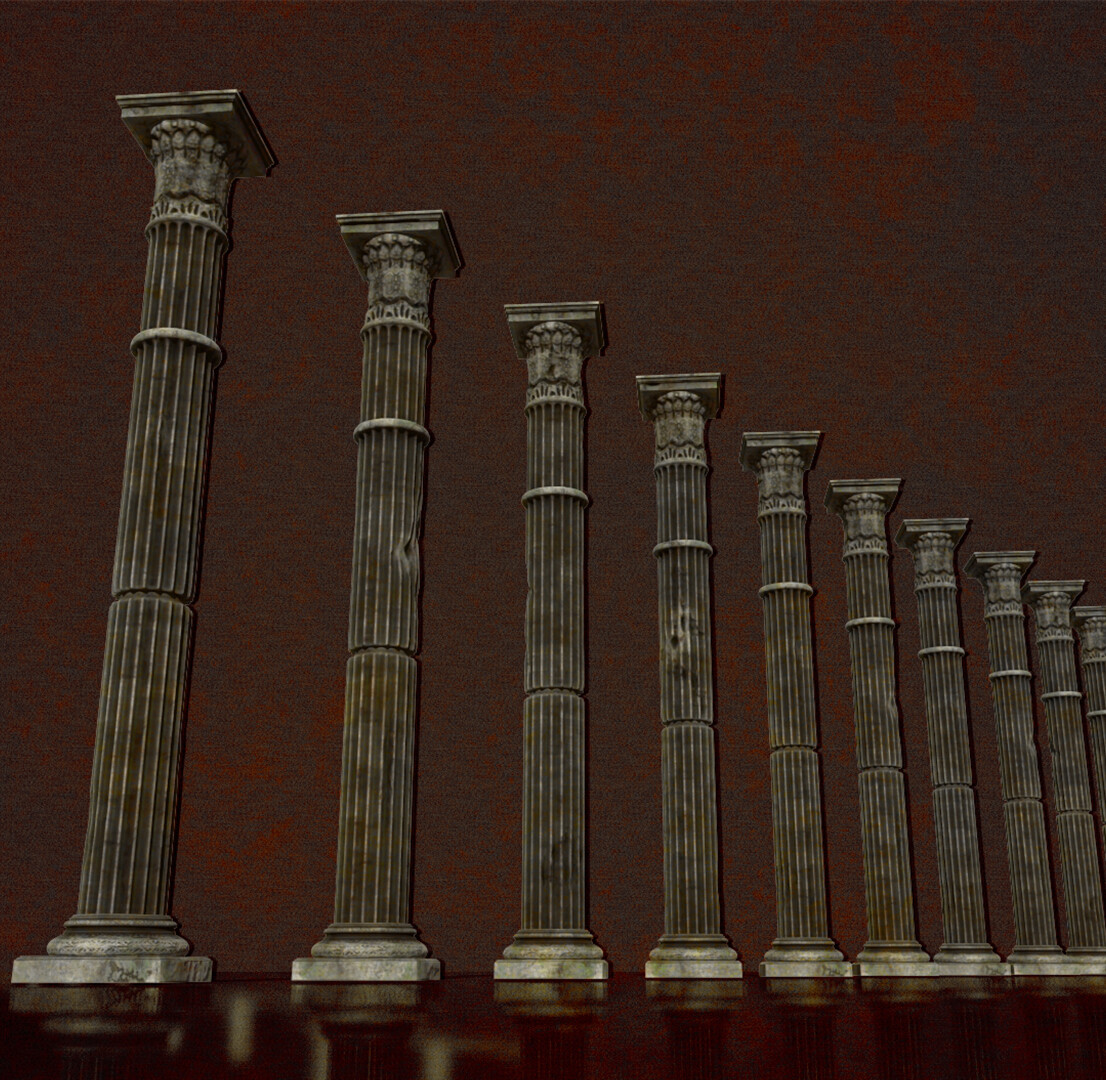 ArtStation - Stone column