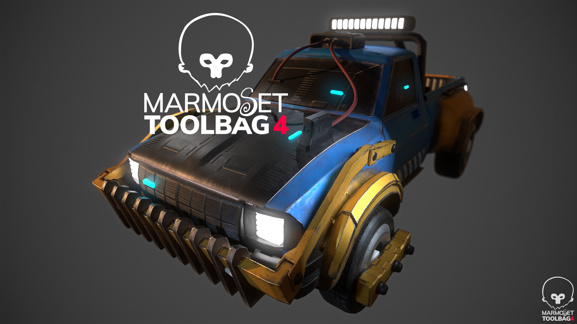 ArtStation - Game ready 4x4 Sci-fi Truck