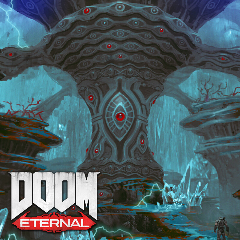 ArtStation - DOOM Eternal - World Spear
