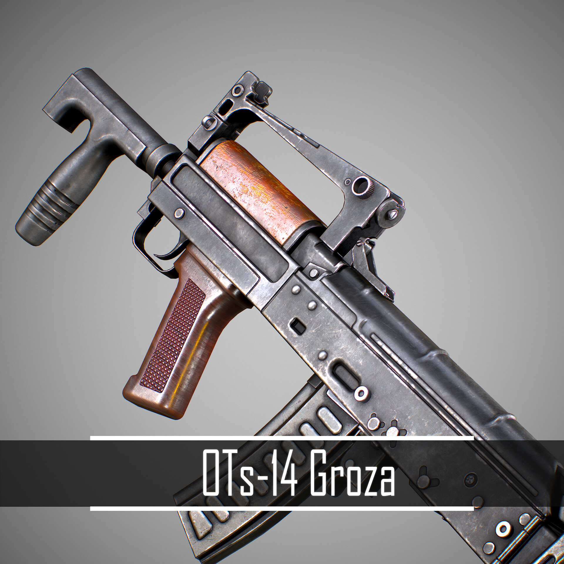 ArtStation - OTs-14 Groza