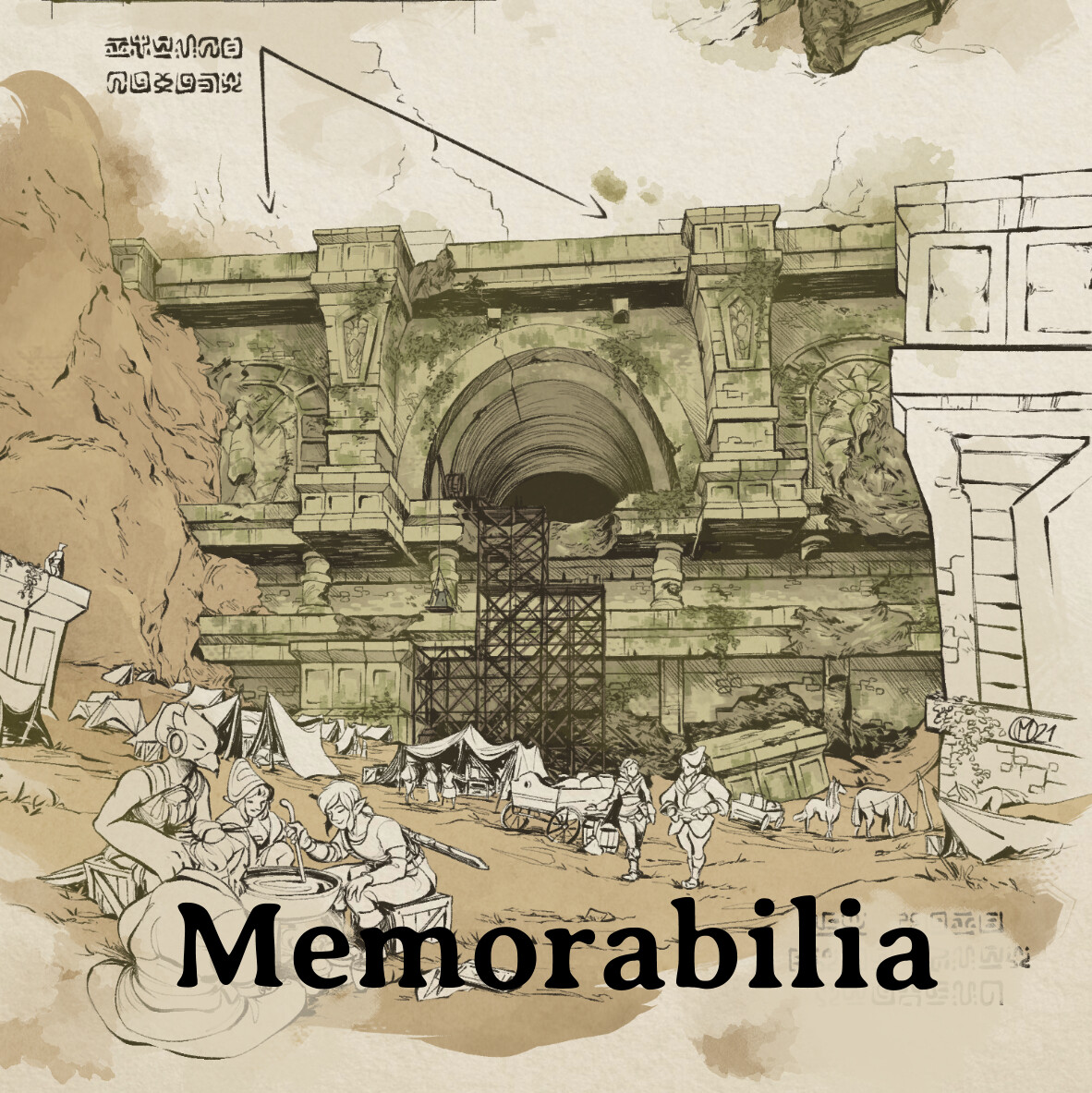 ArtStation - Memorabilia : Forgotten Temple concept art
