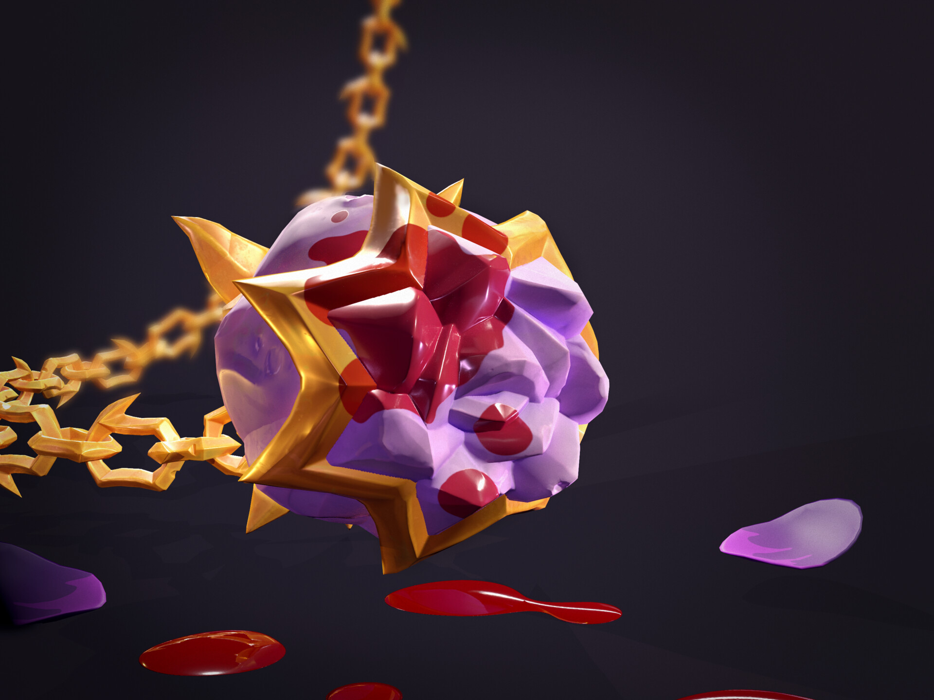 ArtStation - Rose Flail