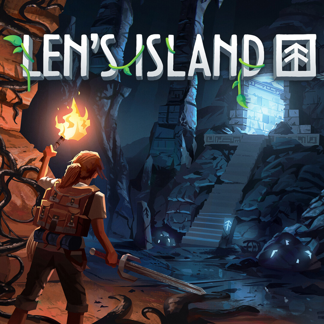 Daniel Ang - Len's Island: Cave Illustration