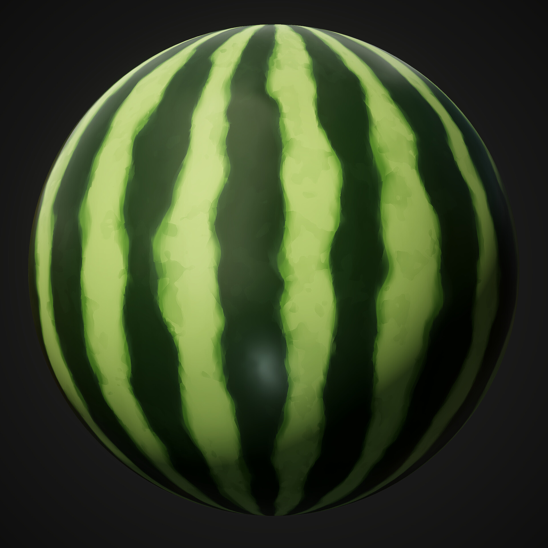 ArtStation - Stylized Watermelon - Substance Designer