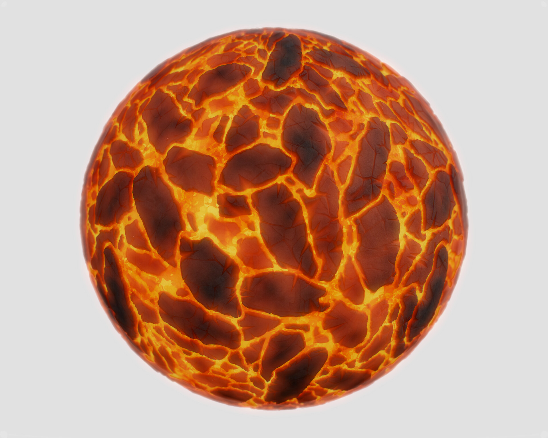 ArtStation - Texture stylized lava